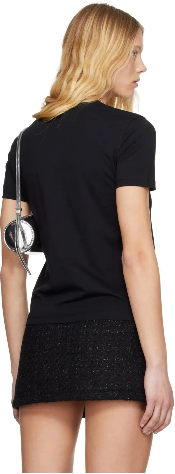 Versace Logo Print T-shirt - Black