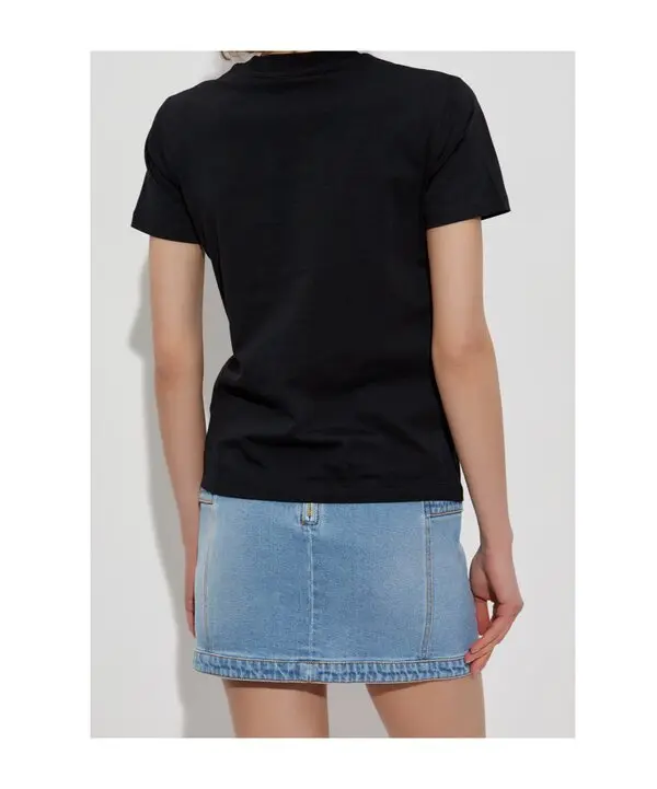 Versace Logo Print T-shirt - Black