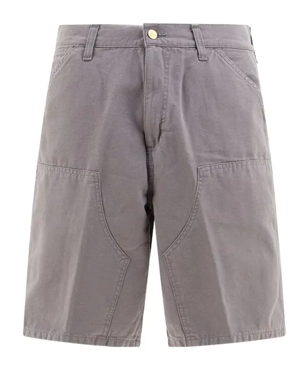 Carhartt Work In Progress Double Knee Relaxed Fit Shorts - Grey