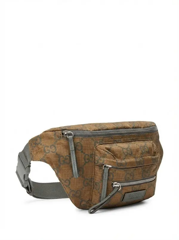 Gucci Ripstop Waist Bag - Brown