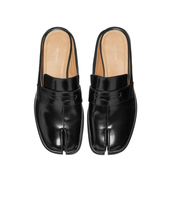 MAISON MARGIELA Tabi City Loafer Mules - Black