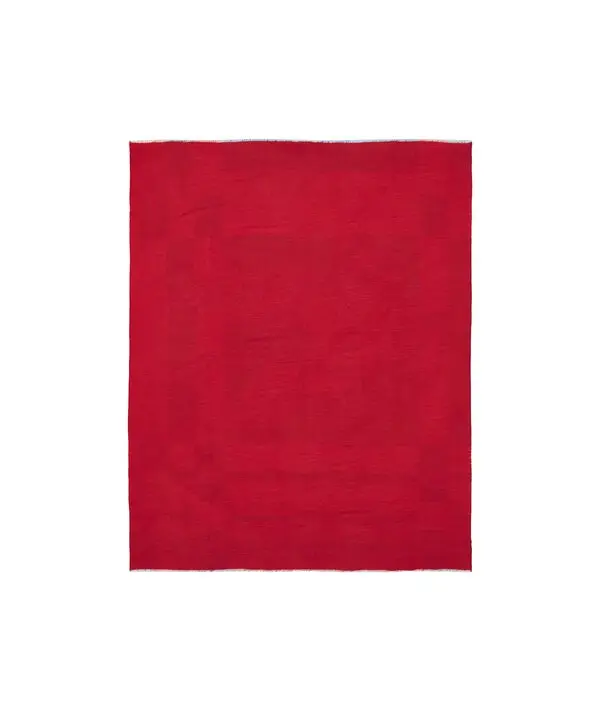 Etro Logo Detailed Color-block Blanket