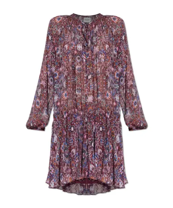 Isabel Marant Étoile Bess Printed Long Sleeve Dress