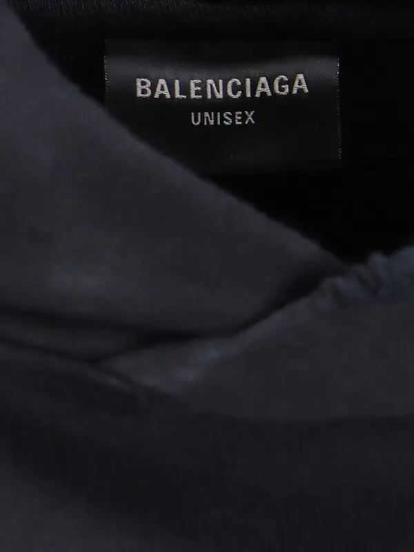 Balenciaga Logo Printed Oversized Hoodie