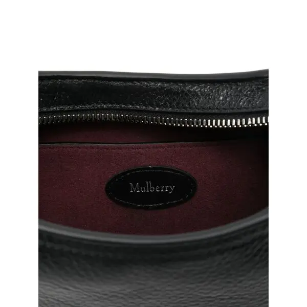 Mulberry Rivet Detailed Zipped Shoulder Bag