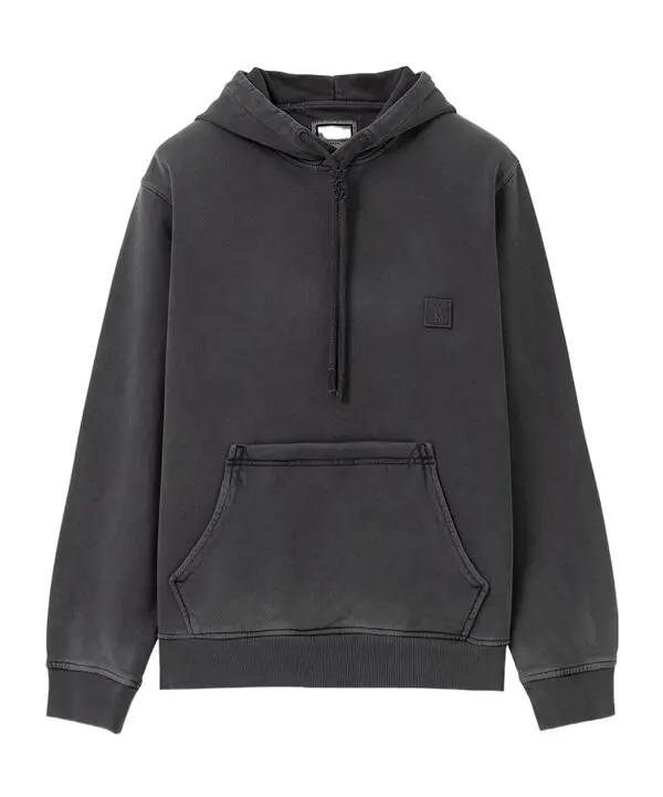 WOOYOUNGMI Logo Patch Hooded Sweater