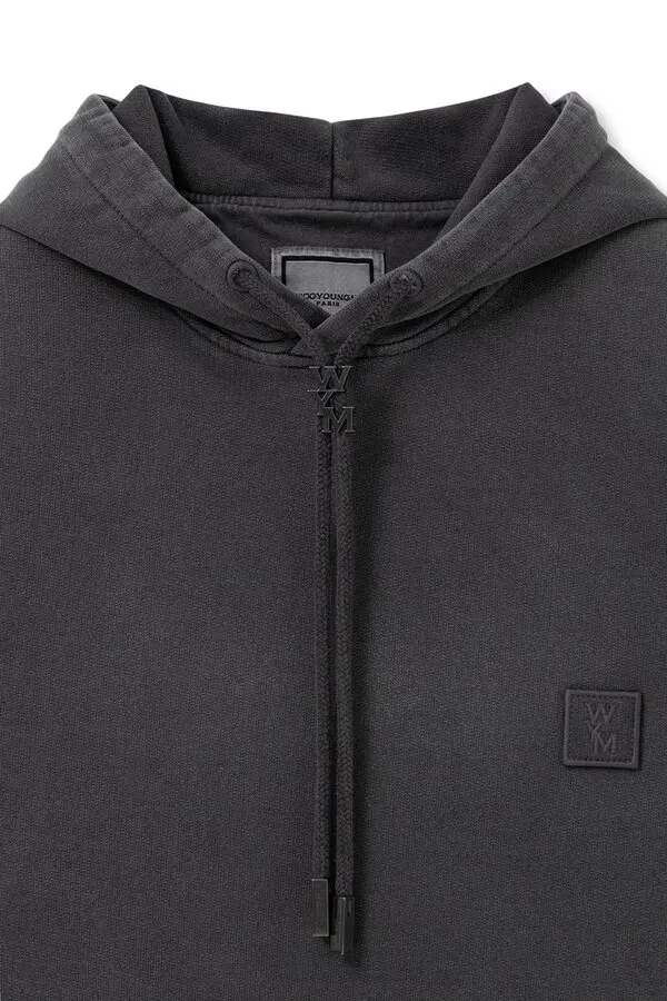 WOOYOUNGMI Logo Patch Hooded Sweater