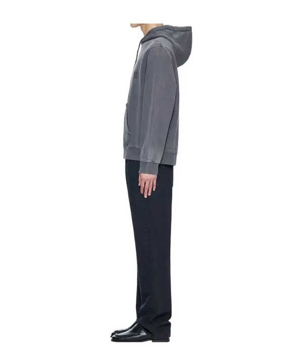 WOOYOUNGMI Logo Patch Hooded Sweater