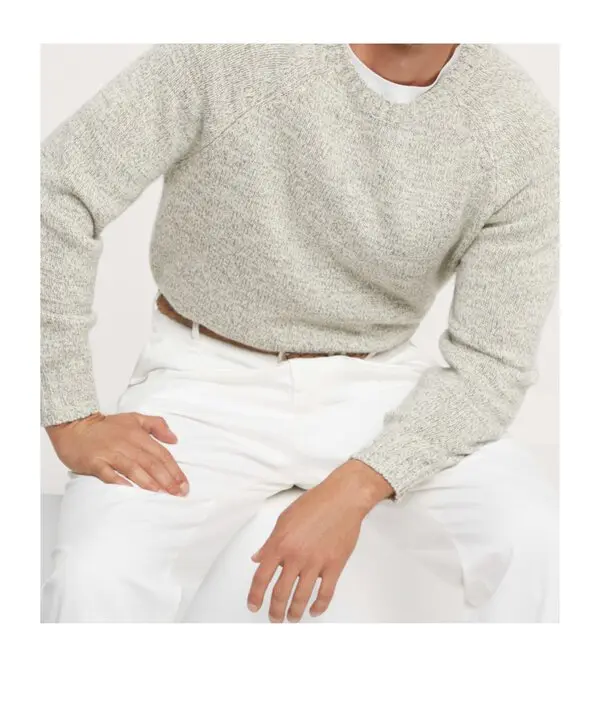Brunello Cucinelli Marl-knitted Crewneck Jumper