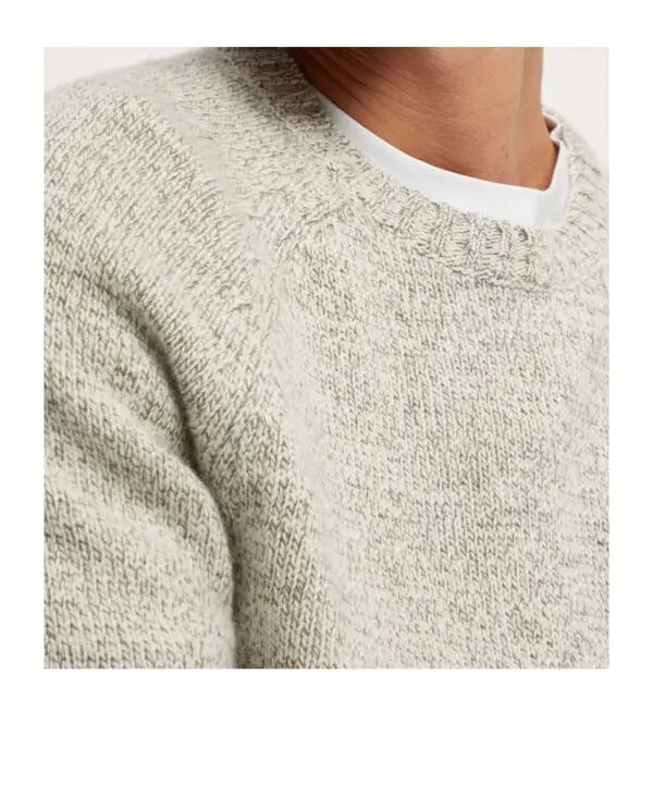 Brunello Cucinelli Marl-knitted Crewneck Jumper