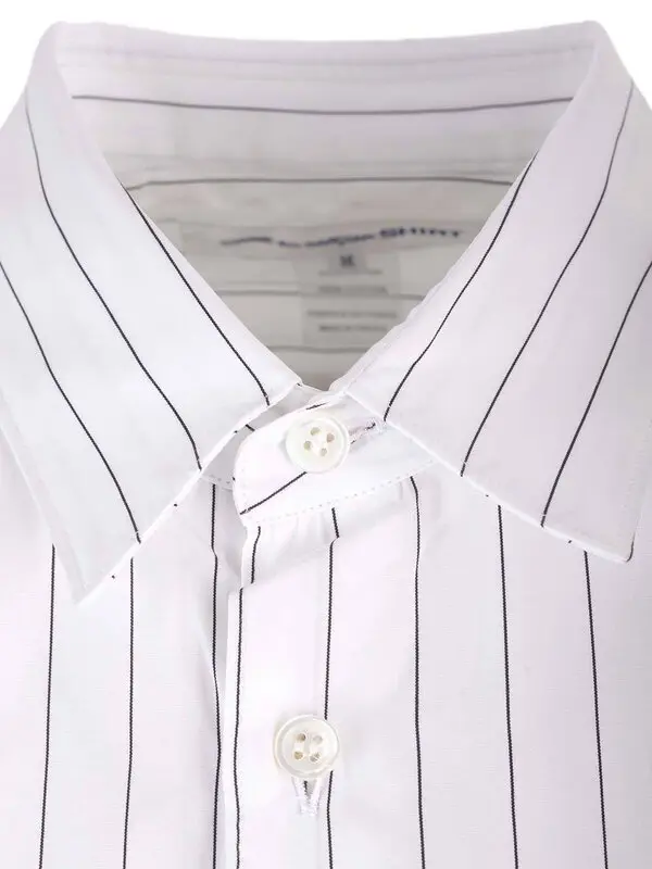 Comme Des Garçons Long-sleeved Shirt - White