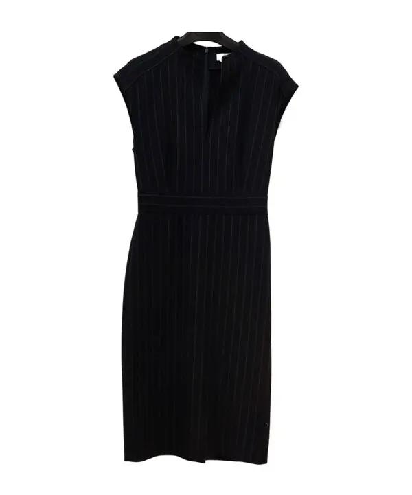Max Mara Sleeveless Striped Dress
