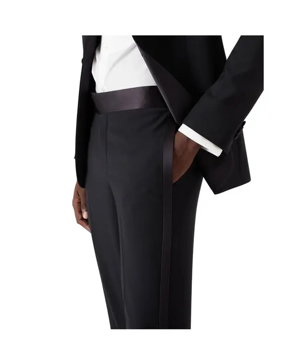 Giorgio Armani Peak-lapel Single-breasted Suit - Black