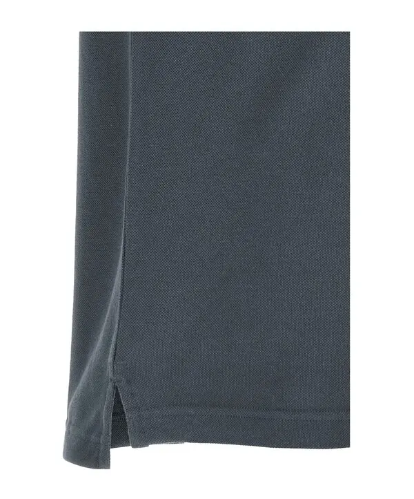 Stone Island Logo Patch Short-sleeved Polo Shirt