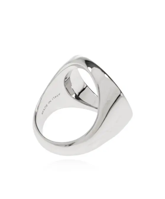 MAISON MARGIELA Minimal Logo Cut-out Detail Ring