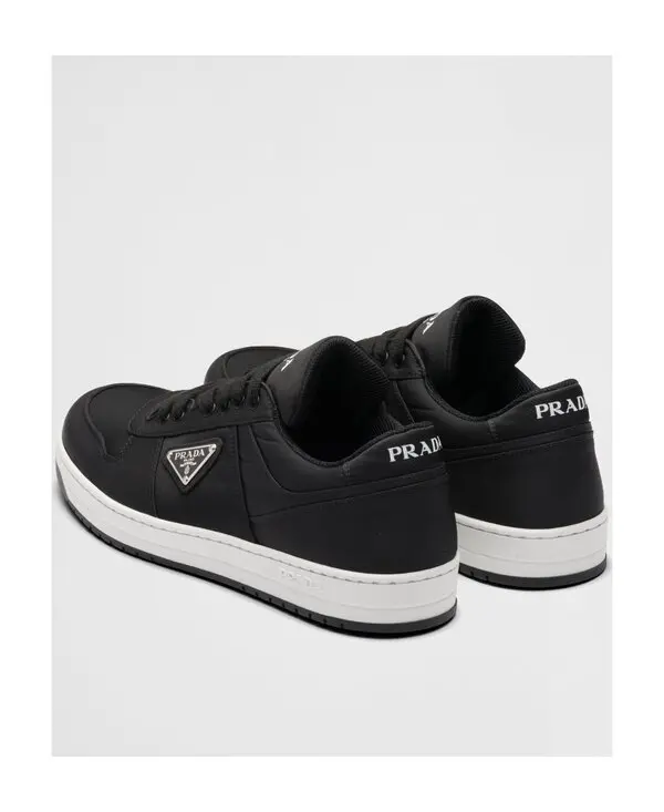 Prada Re-nylon Lace-up Sneakers - Black