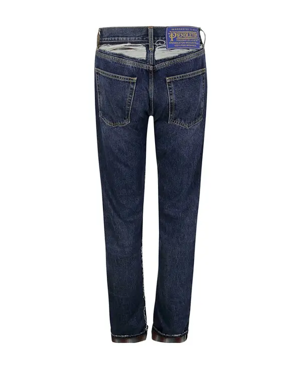MAISON MARGIELA Pendleton Straight-leg Frayed Jeans
