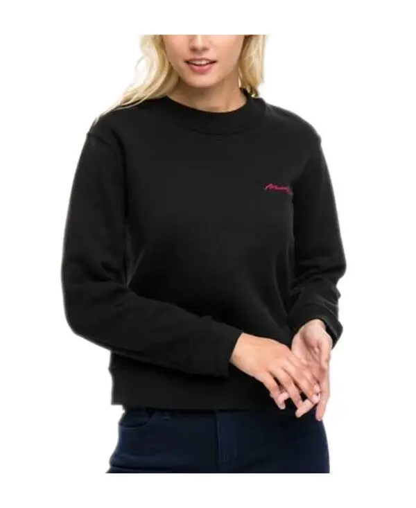 Emporio Armani Round Neck Long Sleeve Sweater With Logo Detail
