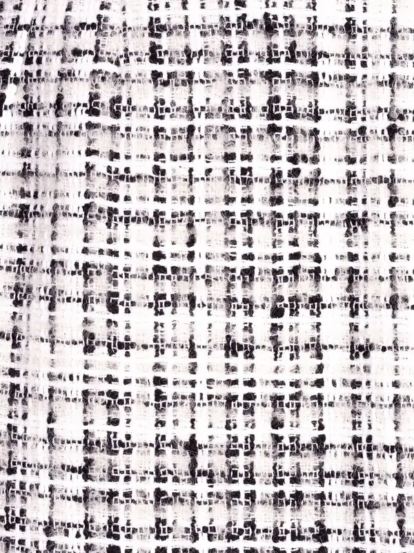 Dolce & Gabbana Tweed Straight-fit Skirt With Frayed Hem