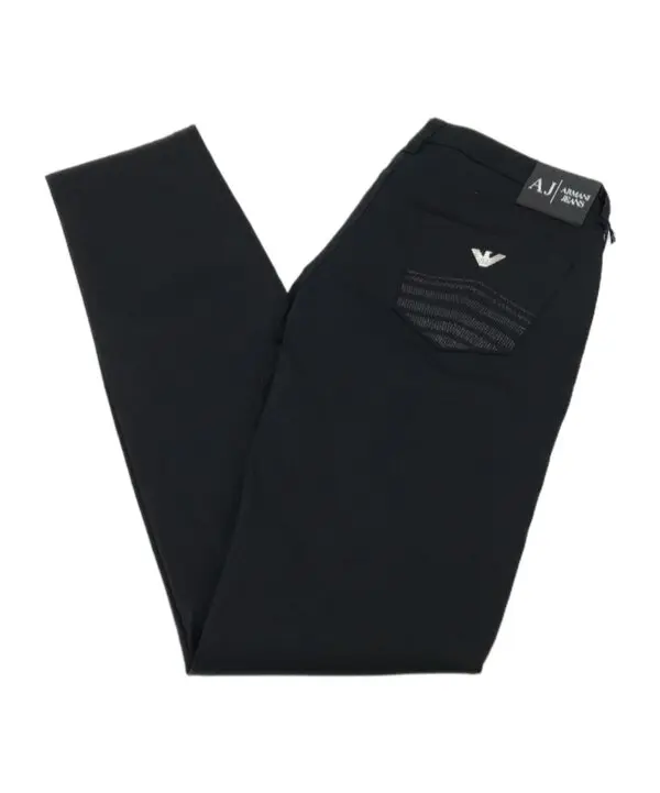 Emporio Armani Logo Detail Denim Pants