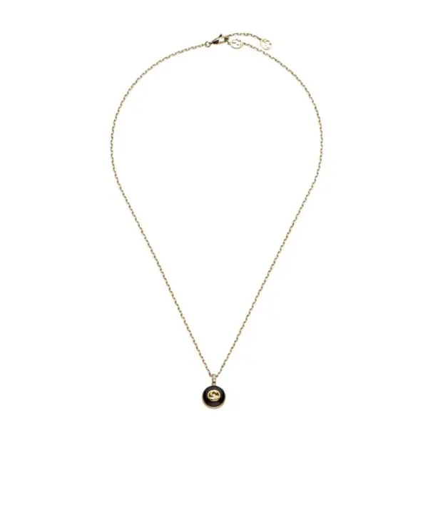 Gucci Interlocking G Pendant Necklace - Yellow