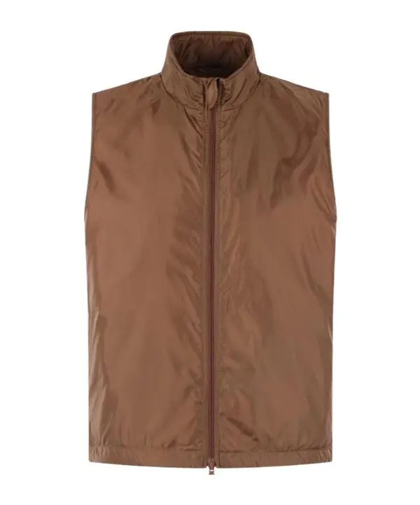 Aspesi Quilted Gilet - Brown