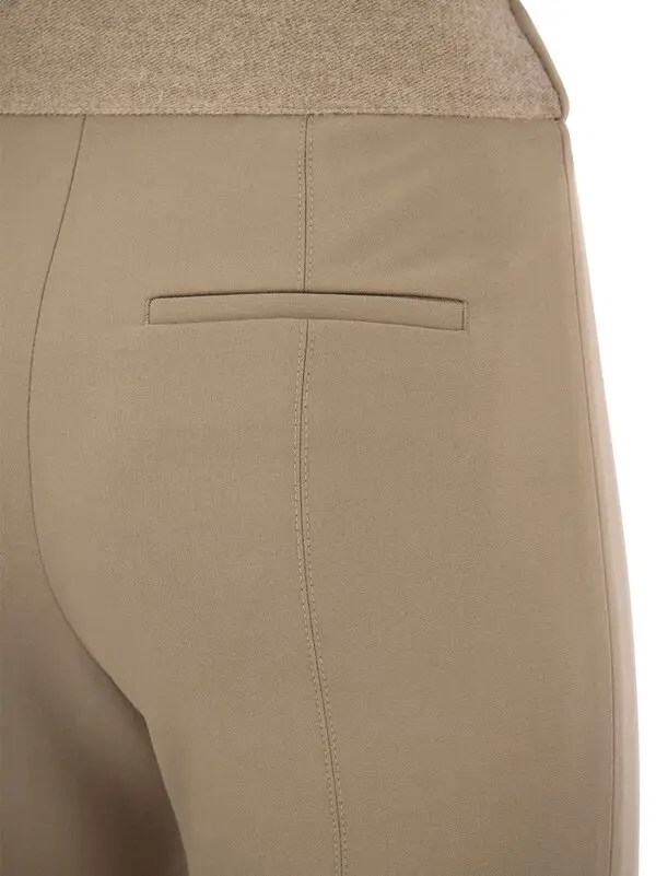 Peserico Stretch Gabardine Slim Trousers