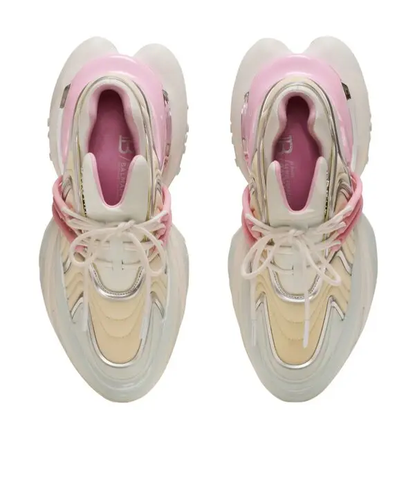 Balmain Unicorn Wave Sneakers - Nude