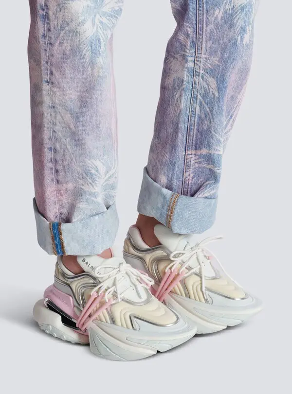 Balmain Unicorn Wave Sneakers - Nude