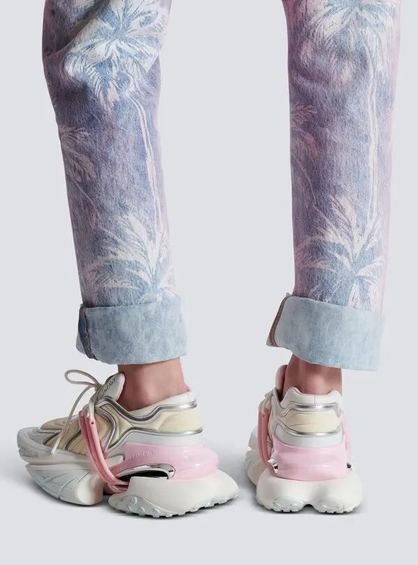 Balmain Unicorn Wave Sneakers - Nude