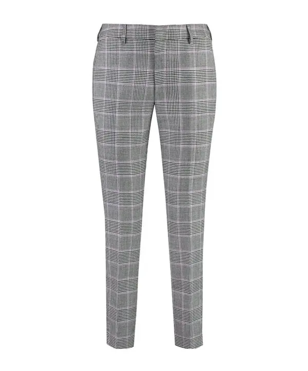 PT TORINO New York Virgin Wool Tailored Slacks - Gray