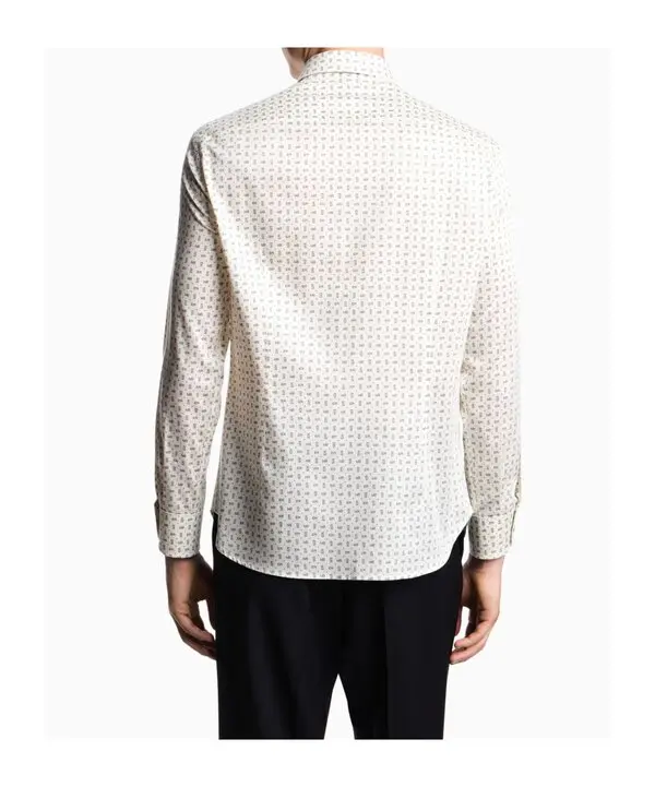 Emporio Armani Logo-print Long-sleeve Shirt