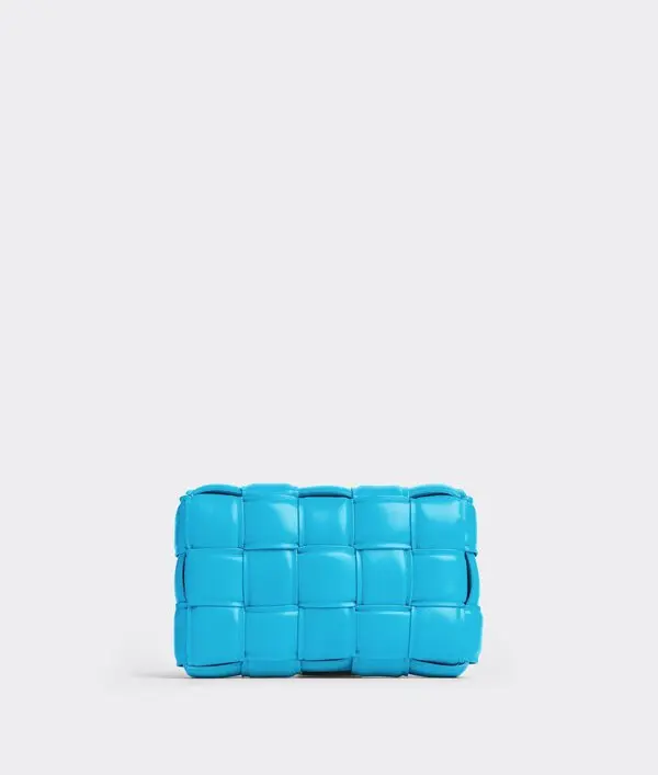 Bottega Veneta Padded Cassette Small Crossbody Bag - Blue