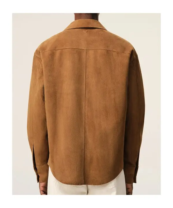 Ami Buttoned Overshirt - Brown