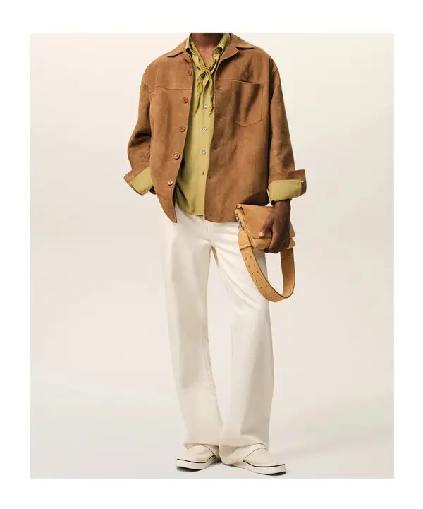Ami Buttoned Overshirt - Brown
