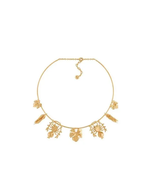 Dior Mille Fleurs Necklace - Yellow