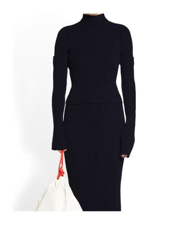 Balenciaga Knit Sweater With Detachable Sleeves