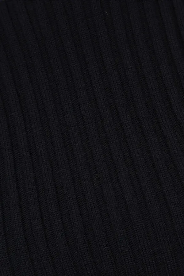 Balenciaga Knit Sweater With Detachable Sleeves - Black