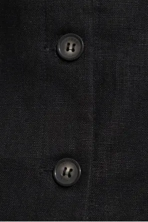 Posse Emma Button-front Linen Jacket