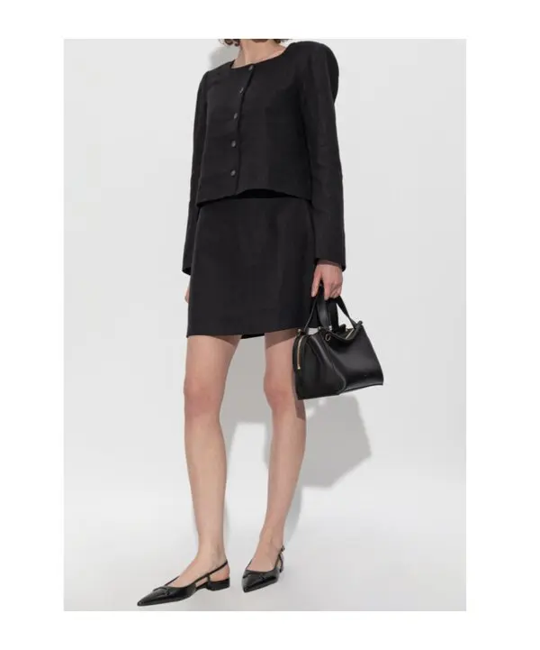Posse Emma Button-front Linen Jacket