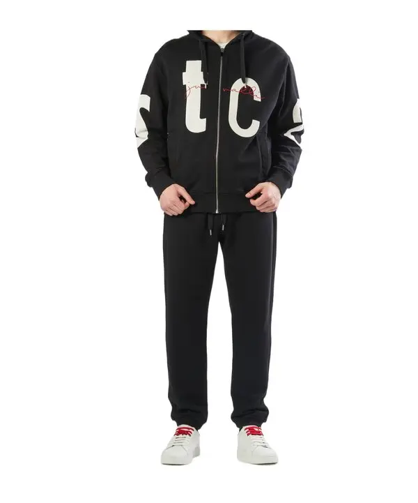 Just Cavalli Printed Zip-up Hoodie