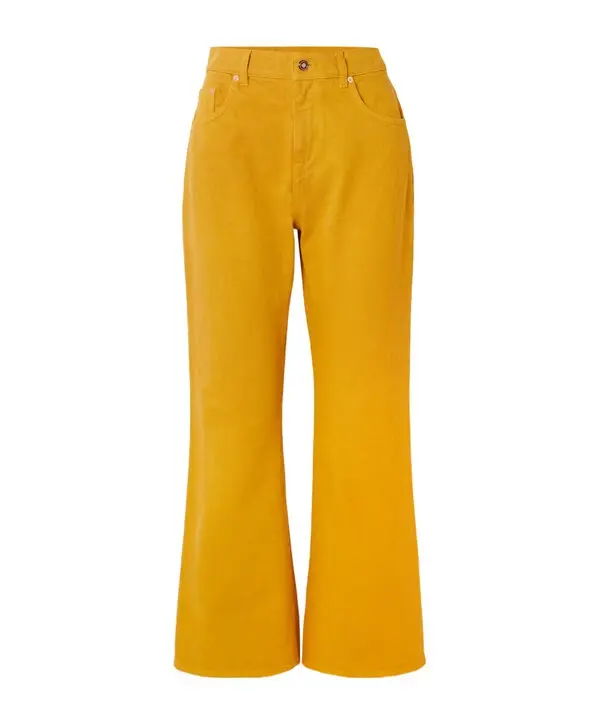 Gabriela Hearst High-waisted Jeans - Mustard Yellow
