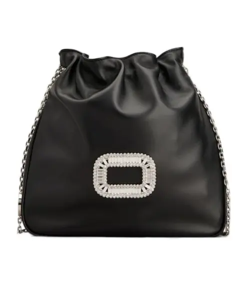 ROGER VIVIER Pilgrim Mini Bag With Crystal Buckle