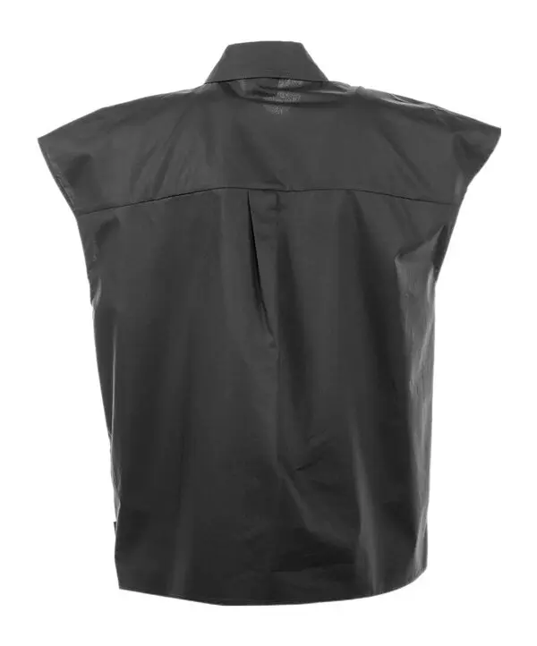 Woolrich Cap-sleeved Shirt With Lapel Collar