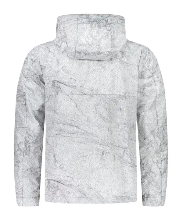 PARAJUMPERS Hooded Zip-up Jacket With Logo And Printed Pattern