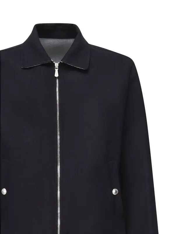 Eleventy Zip-front Drawstring Coat
