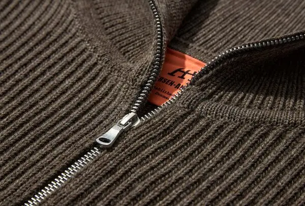 ANDERSEN-ANDERSEN Long Sleeve Zip-up Turtleneck Sweater