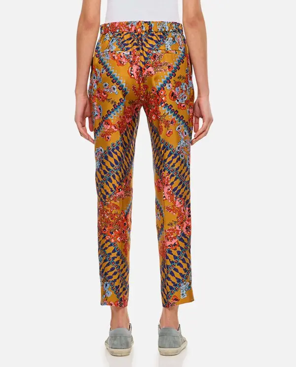 Alberto Biani Printed Graphic Trousers