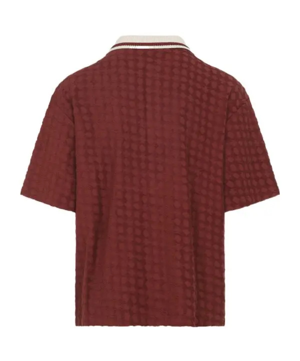 Amiri Logo Embroidered Button-up Shirt - Red