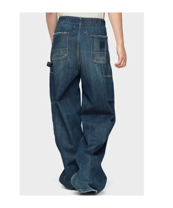 MAISON MARGIELA Wide-leg Jeans With Patchwork Detail